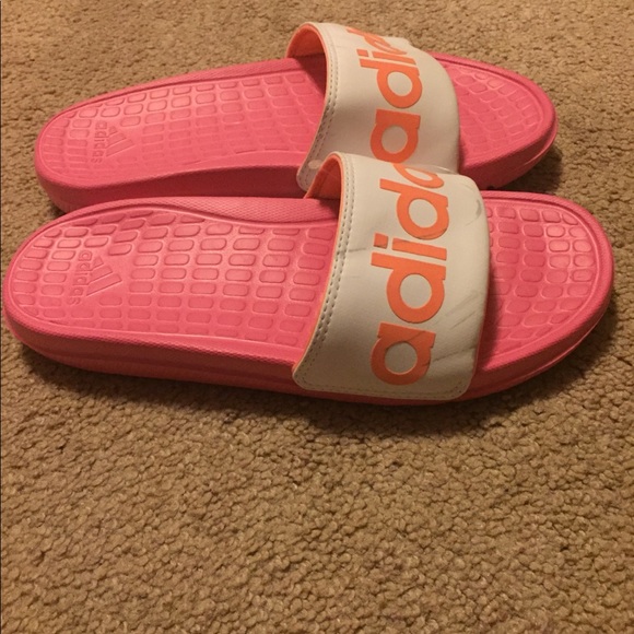 adidas | Shoes | Hot Pink Adidas Flip Flipsize 6 | Poshmark